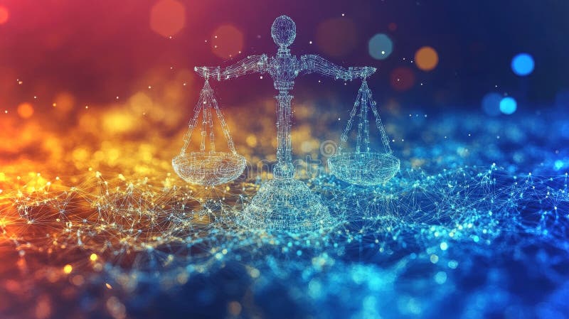 Visual Representation of AI Creating Equitable Systems through Balanced ...