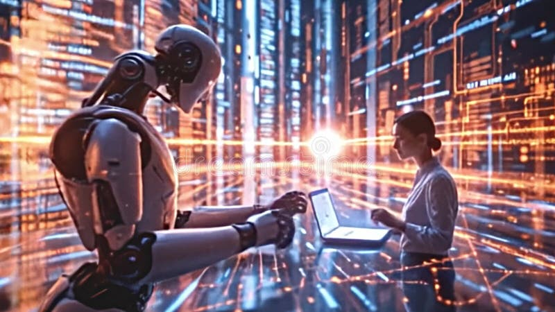 Visual Representation of Algorithms Learning from a Vast Dataset Displayed As Dynamic Light ...