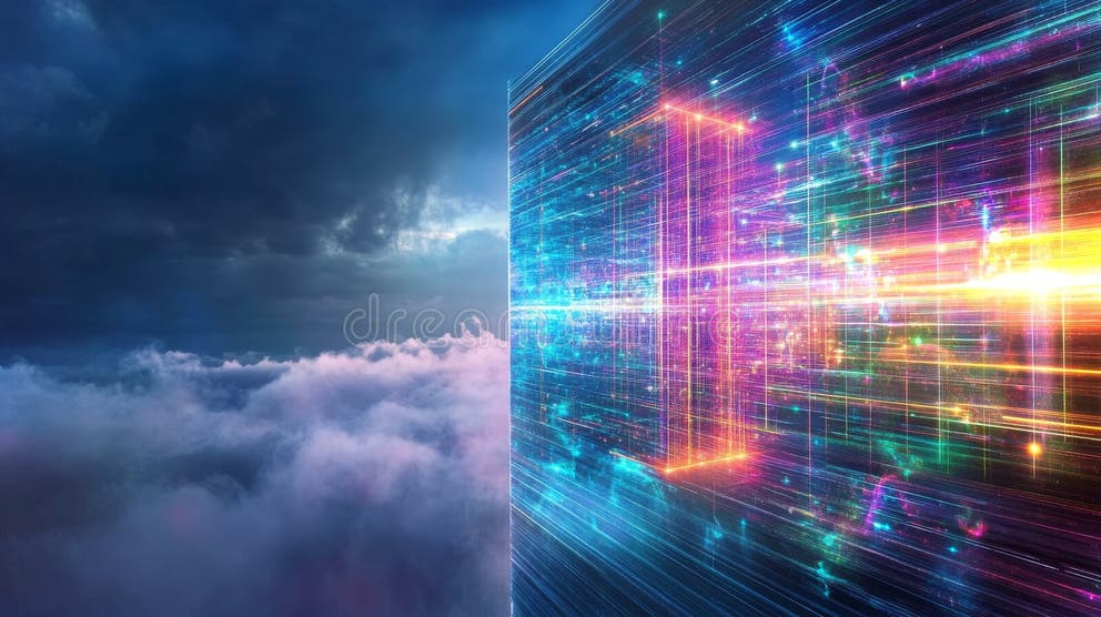 Visual Representation of Artificial Intelligence in a Futuristic ...