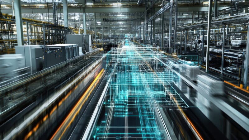 A Visual Representation of Asset Movement through a Production Line ...