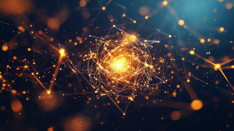 A Visual Representation of the Atomic Splitting Process Depicting ...