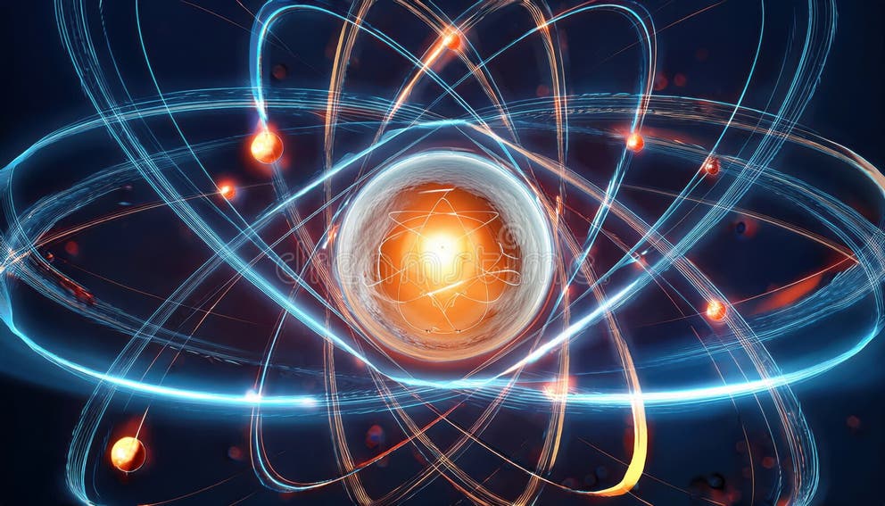 Visual Representation of Atomic Structure Emphasizing Firefly Atom ...