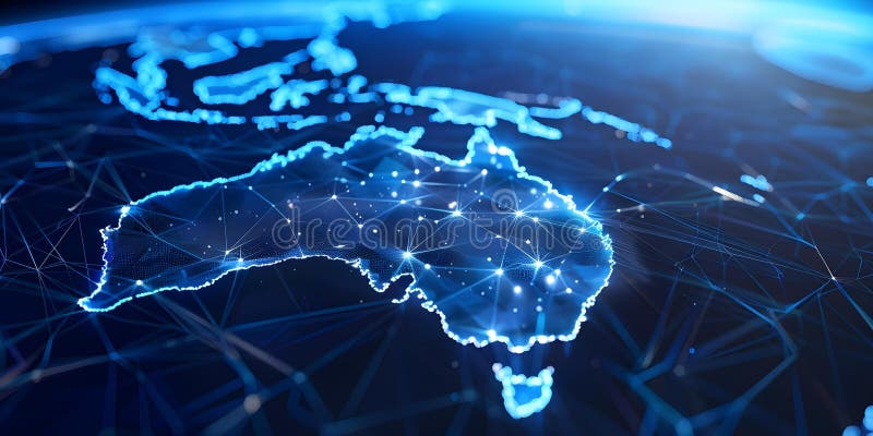 Visual Representation of Australia S Digital Networking Connectivity ...