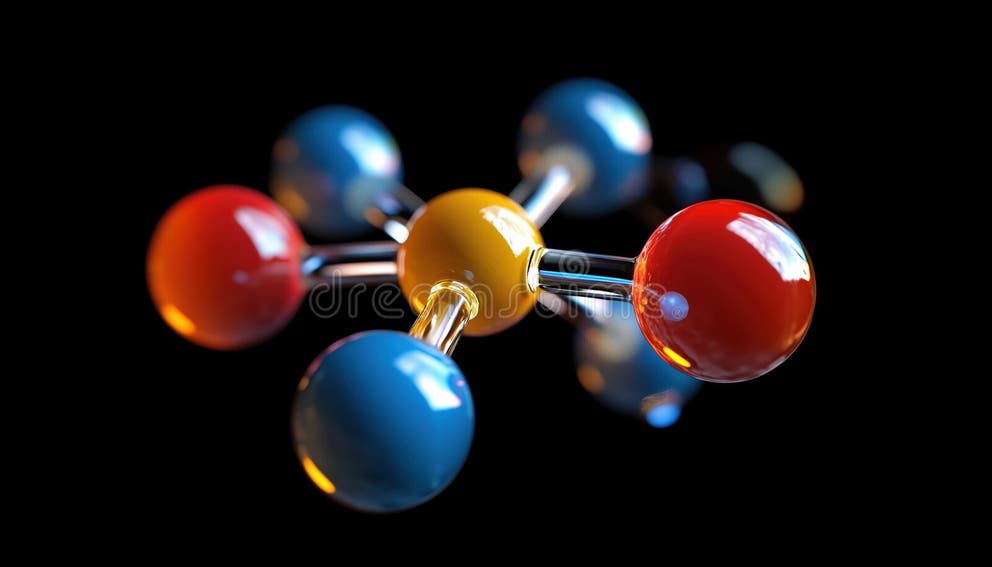 Visual Representation of Basic Chemical Bond within Cell or Molecules ...