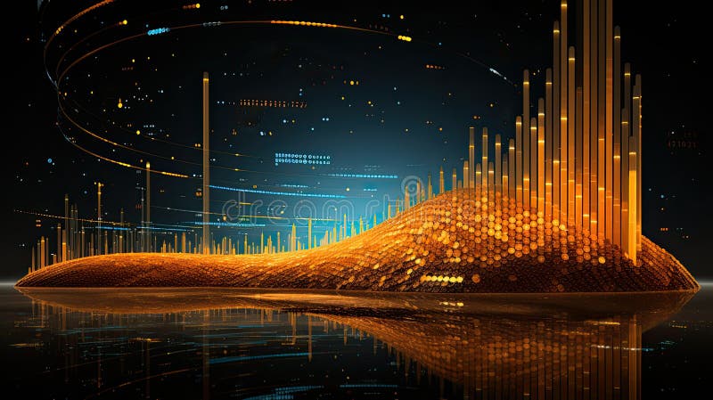 A Visual Representation of Big Beautiful Data Stock Photo - Image of ...