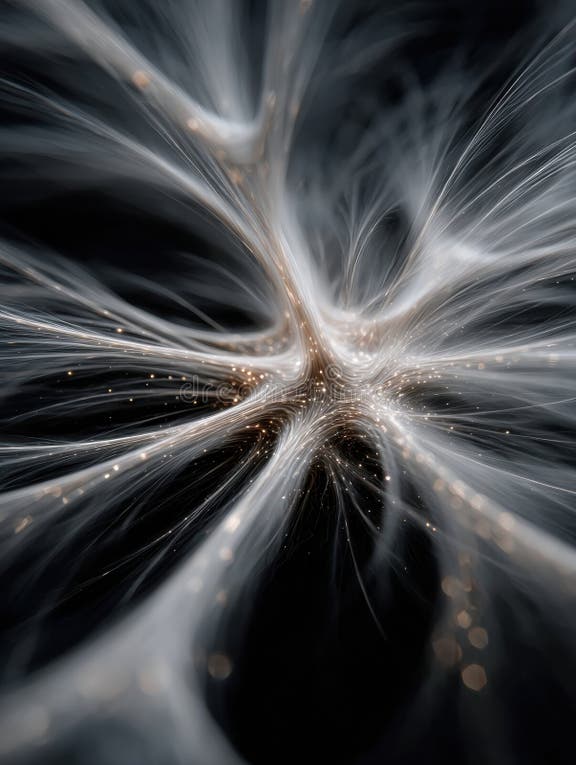 Visual Representation of Blurred Neural Pathways Experiencing Overload ...