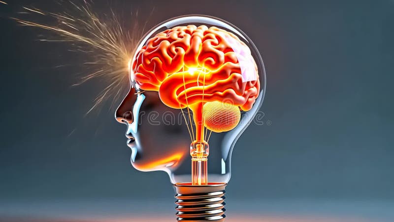 Visual Representation of a Brain Sparked by Electrical Activity ...