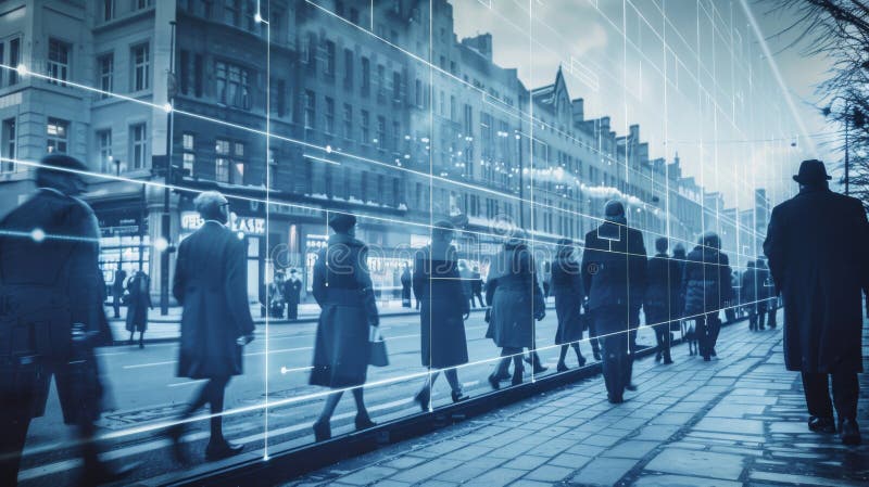 Visual Representation of Business Evolution Timeline Merging Modern ...