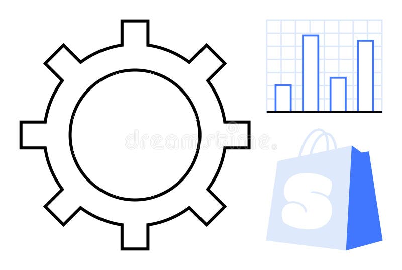 Visual Representation of Business and Technology Elements with Gear ...
