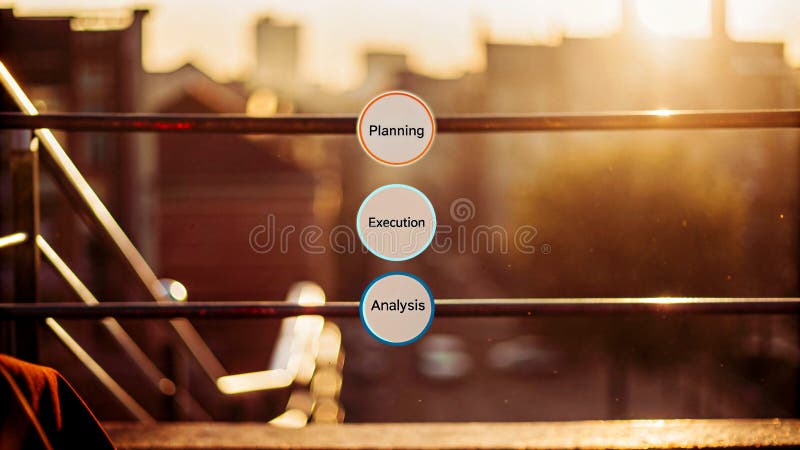 Visual Representation of Business Workflow Process Stock Illustration ...