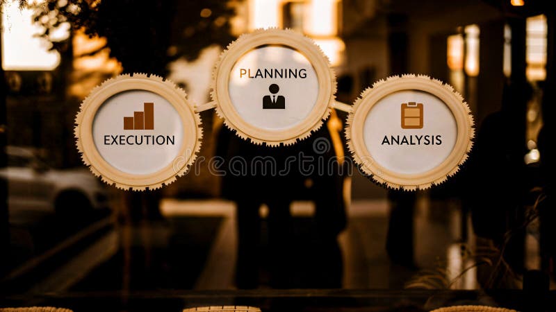 Visual Representation of Business Workflow Process Stock Illustration ...