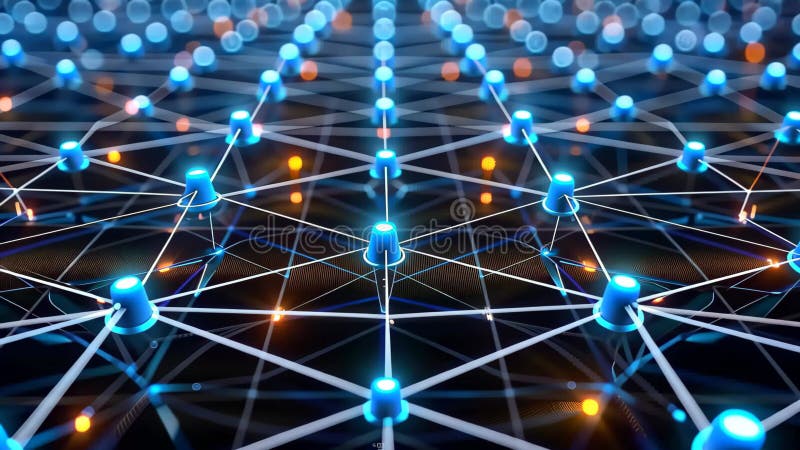 The Visual Representation Captures a Network of Illuminated Nodes ...