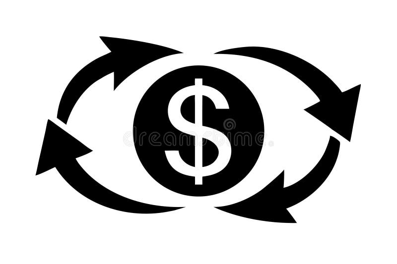 Visual Representation of Cash Flow Cycle in Circular Motion with Arrows ...