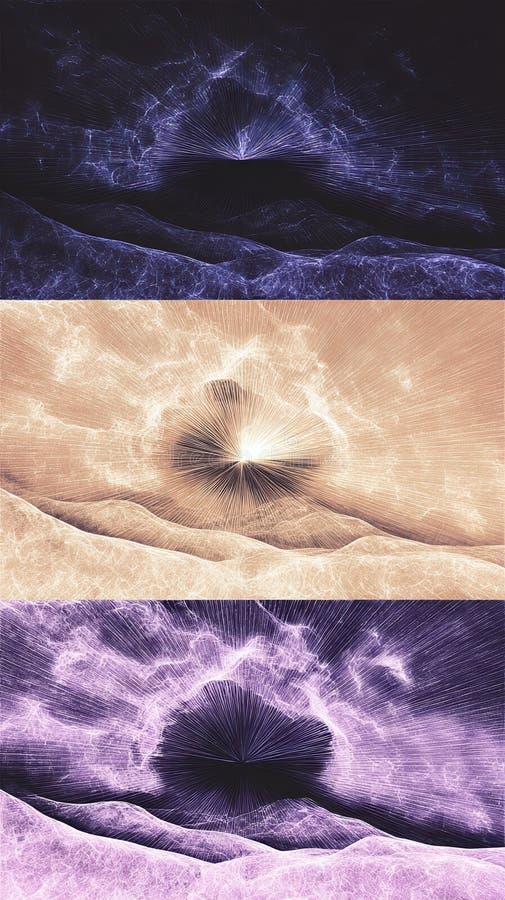 Visual Representation of Chaos Featuring Dynamic Colors and Swirling ...