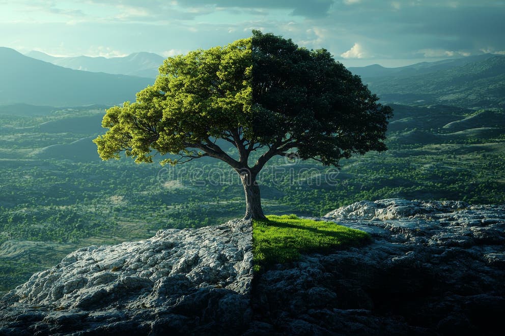 A Visual Representation of Climate Change, Featuring Arid Land and ...