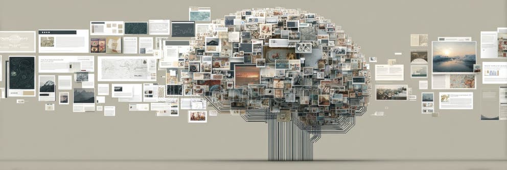 Visual Representation of Cognitive Overload with a Brain Filled with ...