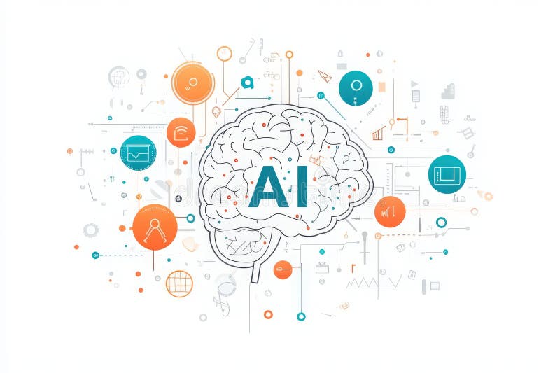 Conceptual Representation of Artificial Intelligence Merging Brain ...