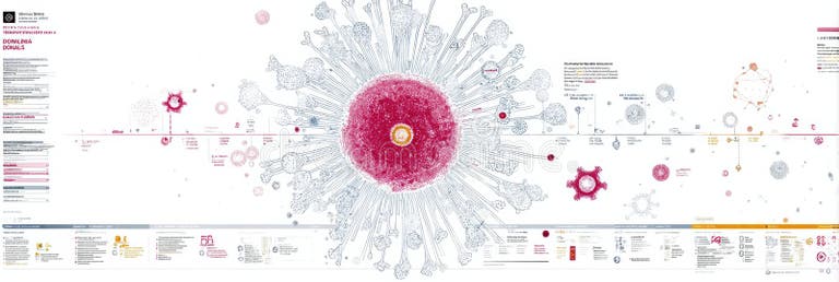 Visual Representation of a Complex Virus Structure Showcasing Its ...