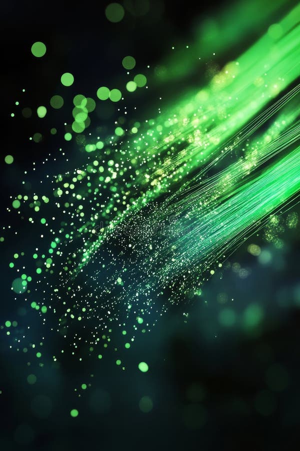 Visual Representation Of A Computer Code Communication Stream In An