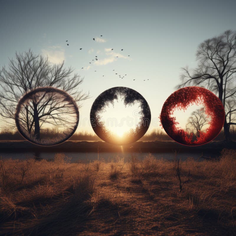 A Visual Representation of a Concept of Emotion Such As Love Loss or ...