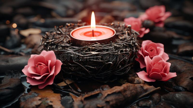 A Visual Representation of a Concept of Emotion Such As Love Loss or ...