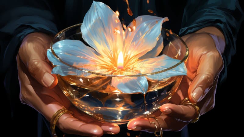 A Visual Representation of a Concept of Emotion Such As Love Loss or ...