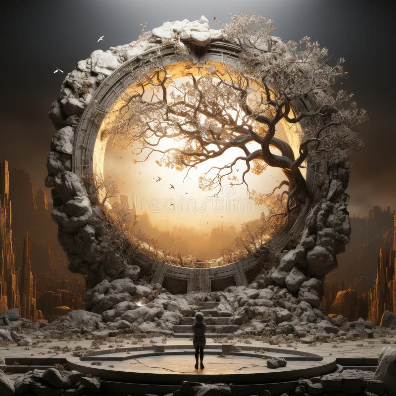 A Visual Representation of a Concept of Emotion Such As Love Loss or ...