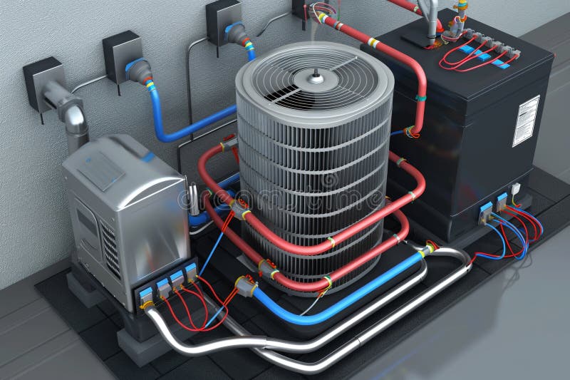 A Visual Representation of the Condensation Process in a Central Air ...