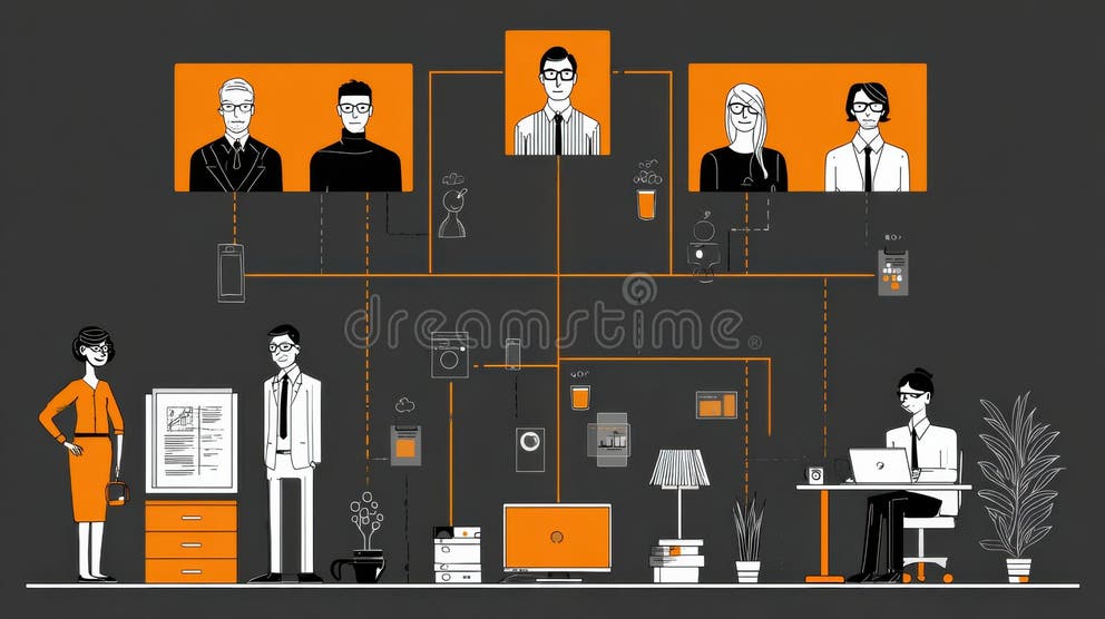 Creative Agency Team Structure Infographic Illustrating Roles of ...