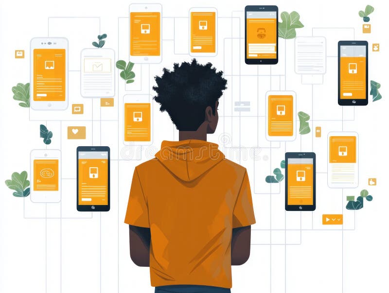 A Visual Representation of a Customer Profile, Focusing on Important ...