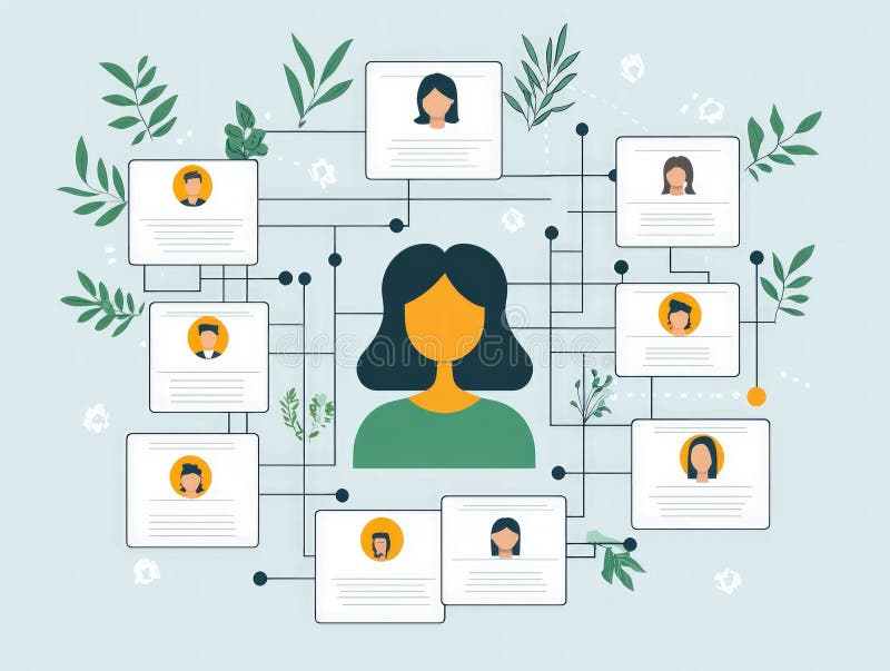 A Visual Representation of a Customer Profile, Focusing on Important ...