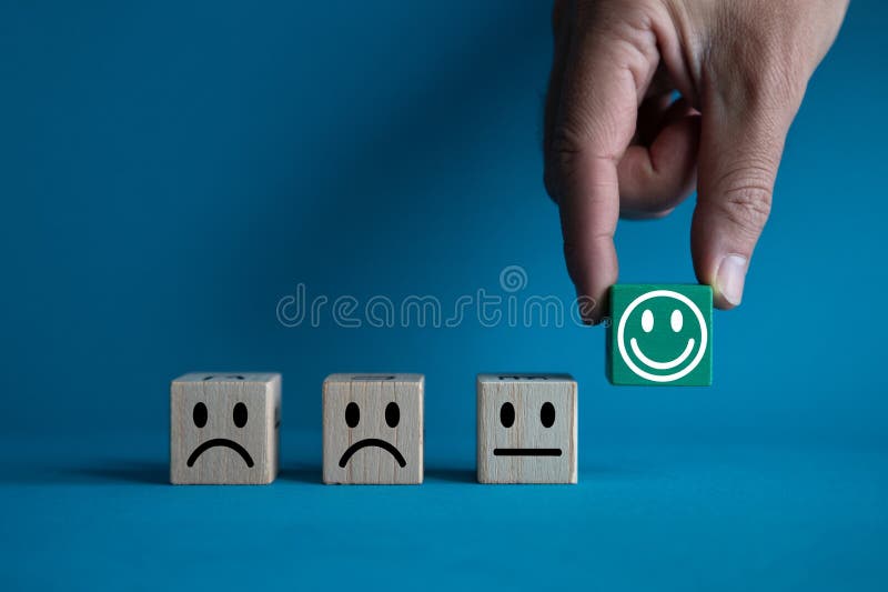 Customer Satisfaction Rating Feedback Survey Happy Sad Neutral Emotion ...