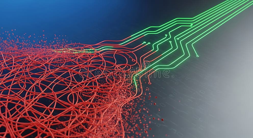 Tangled Illuminated Lines Stock Illustrations – 156 Tangled Illuminated ...