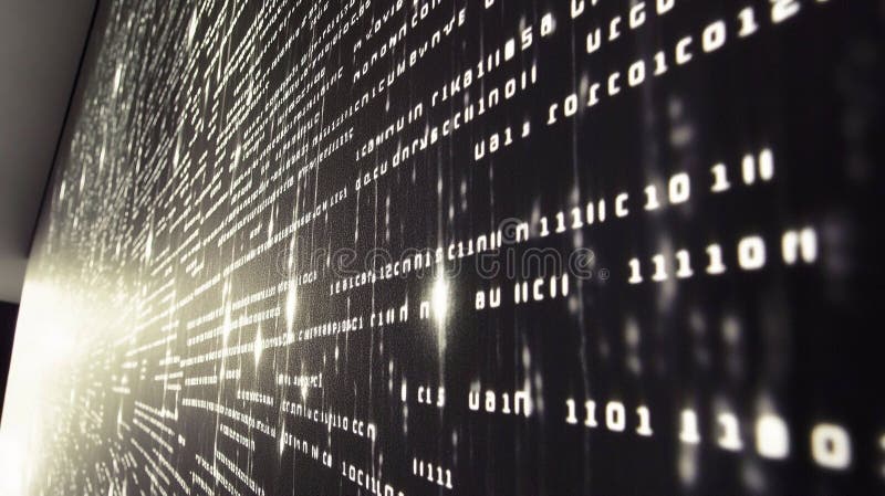 Visual Representation of Data Patterns in a Modern Digital Environment Stock Illustration ...