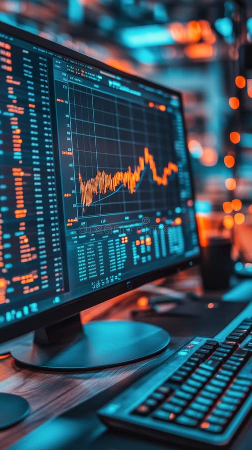 Visual Representation of Data Trends in a Digital Financial Market ...