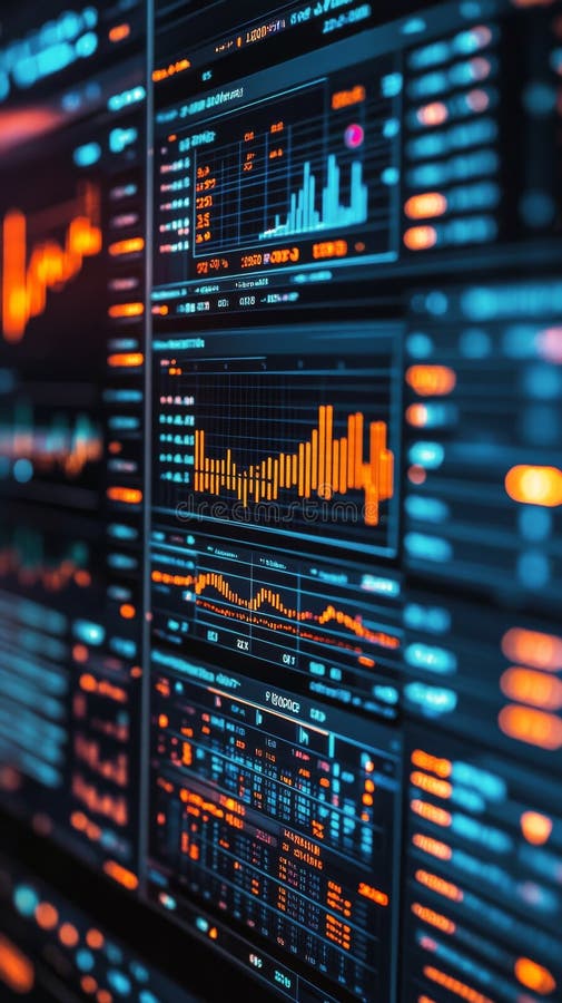 Visual Representation of Data Trends in a Digital Financial Market ...