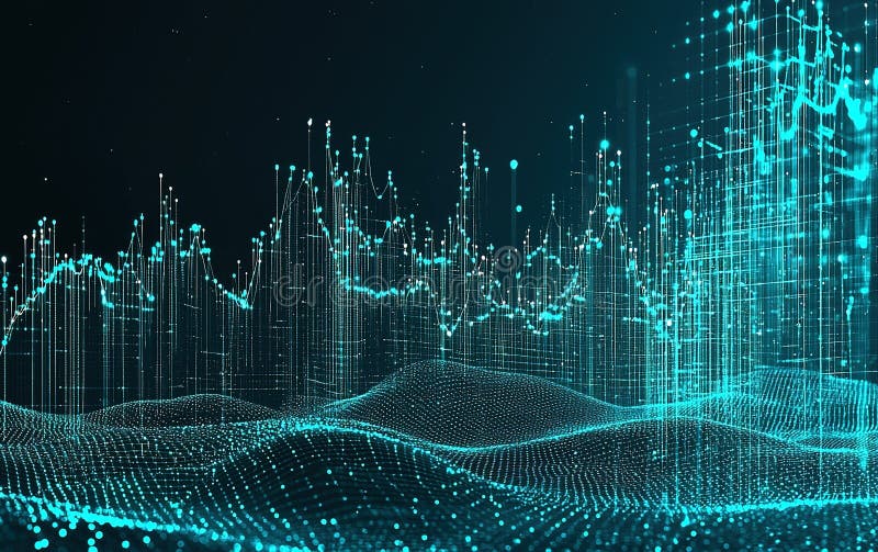 Visual Representation of Data Waves in a Futuristic Digital Landscape ... Visual Representation of Data Waves in a Futuristic Digital Landscape ...