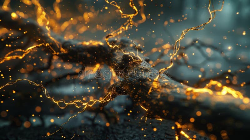 A Visual Representation of a Decay Chain As a Branching Tree with Each ...