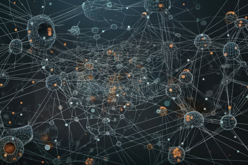 Visual Representation of Deep Learning Network, with Intricate Patterns and Connections Visible ...