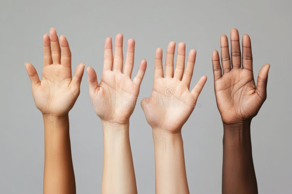 A Visual Representation that Details the Hands of People from Various ...