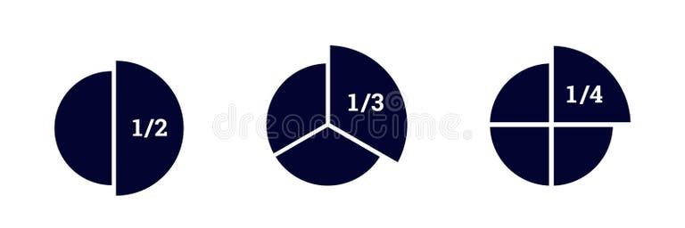 One Third Fraction Stock Illustrations – 117 One Third Fraction Stock ...