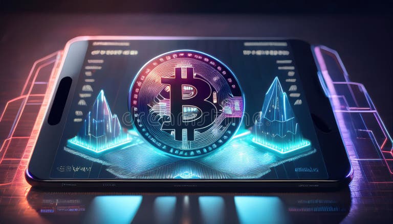 Visual Representation of Digital Currency Evolution Stock Image - Image ...