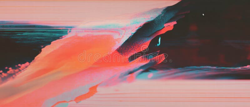 Visual Representation of Digital Distortion and Glitch Effects in Data ...