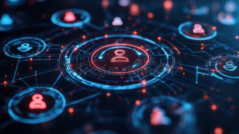 Visual Representation of Digital Network Connections and User ...
