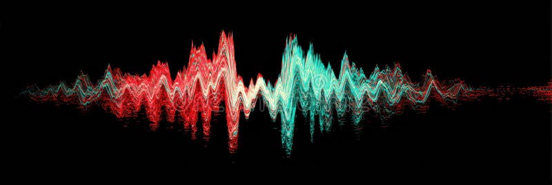 Visual Representation of Distorted Voice Waveform with Glitch Art ...