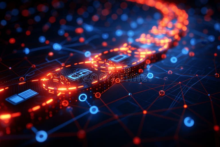 Visual Representation of Document Management Concepts with Icons on a ...