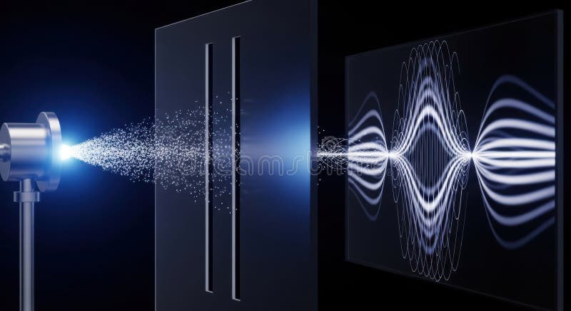 Double Slit Interference Pattern Stock Illustrations 18 Double Slit