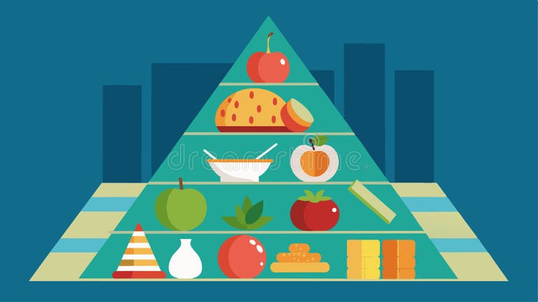 A Visual Representation of a Dwindling Food Pyramid with Each Layer ...