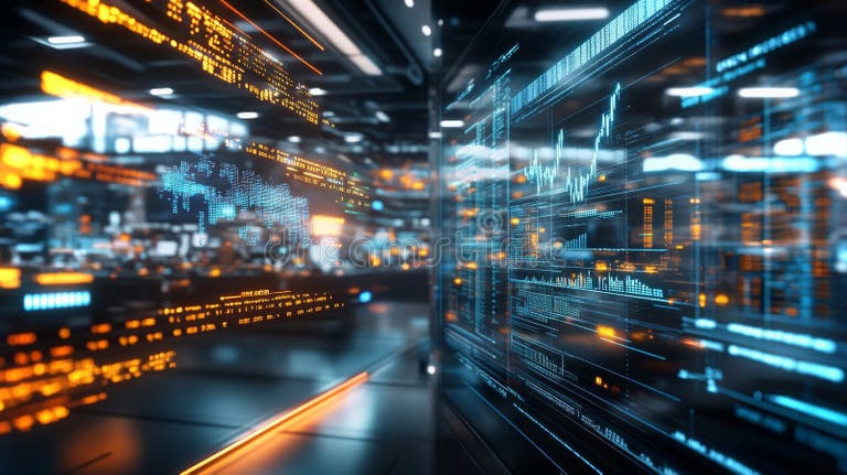 Visual Representation of Dynamic Technology and Data Analysis in a ...