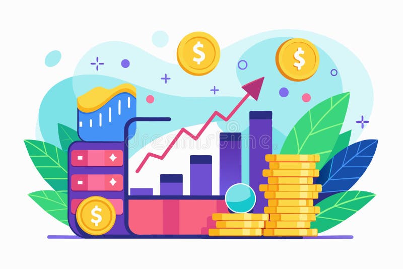 A Visual Representation of an Earnings Announcement with Growth Charts ...
